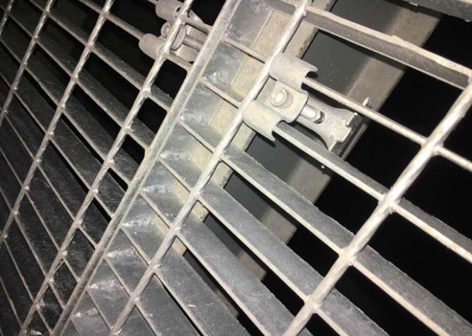Mild Steel Grating Clips / Metal Grating Clips Polish Surface Treatment