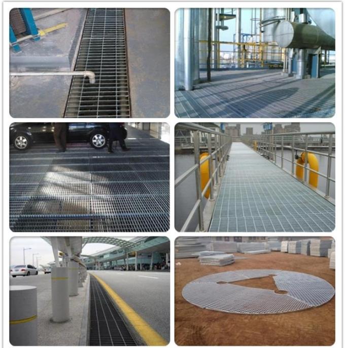 Industrial Plain 5mm Heavy Duty Bar Grating For Buildings