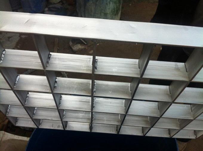 Press Lock Steel Walkway 19w4 Grating Customized