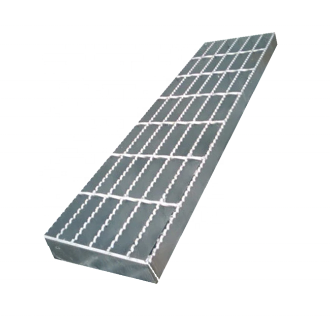 Serrated Anti Slip Welding Bar Grating Stair Treads