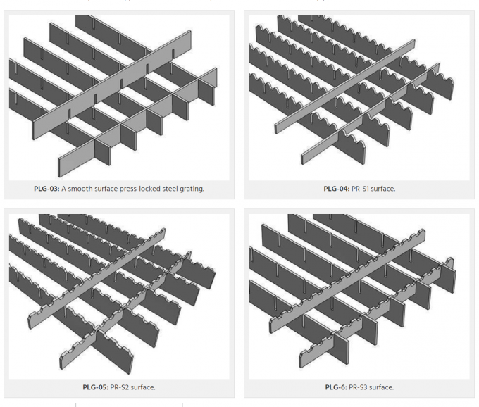 Astm A1011 Standard Hot Galvanized Press Lock Grating Q235