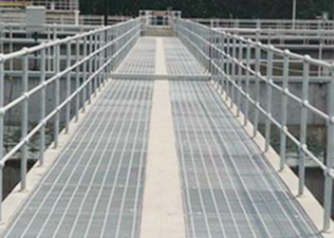 Swaged Aluminum Grating With 38mm Height Oxidation For Platform Walkway