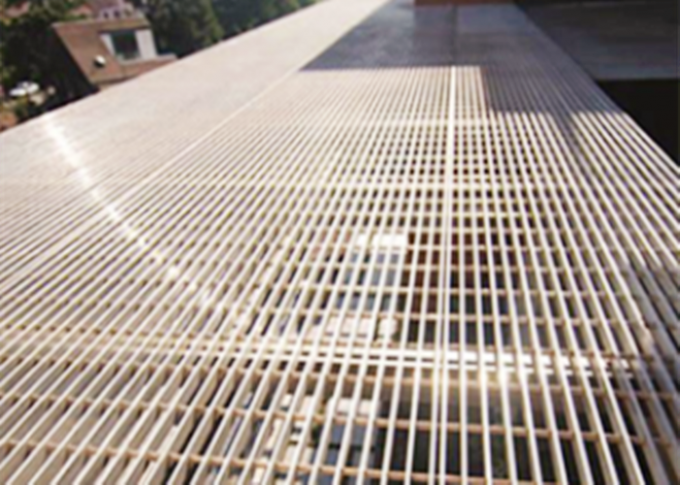 Swaged Aluminum Grating With 38mm Height Oxidation For Platform Walkway