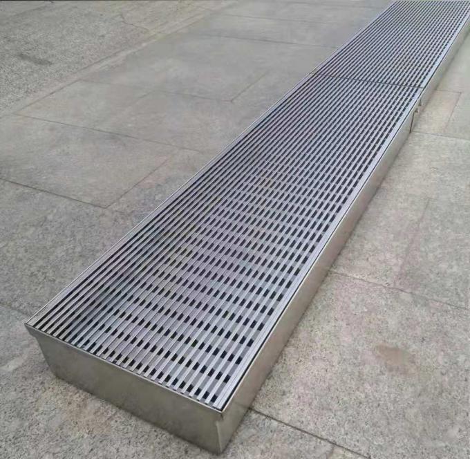Ss316 Grating Stainless Channel Compact Drainage Trench