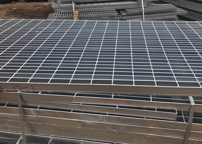 I Type Industrial Steel Grating , Galvanized Floor Grating Customized Size